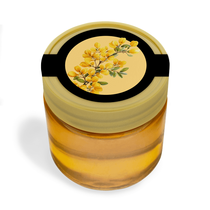 Honig Siegeletikett mit Frischesiegel 250g – Elegante Elena – honeystickers