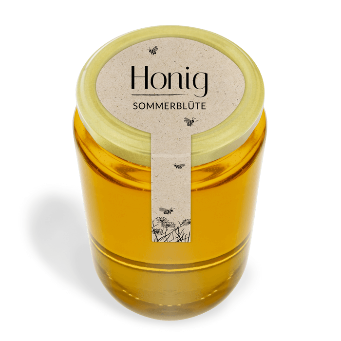 Honig Siegeletikett mit Frischesiegel 1000g – Idyllische Ida ...
