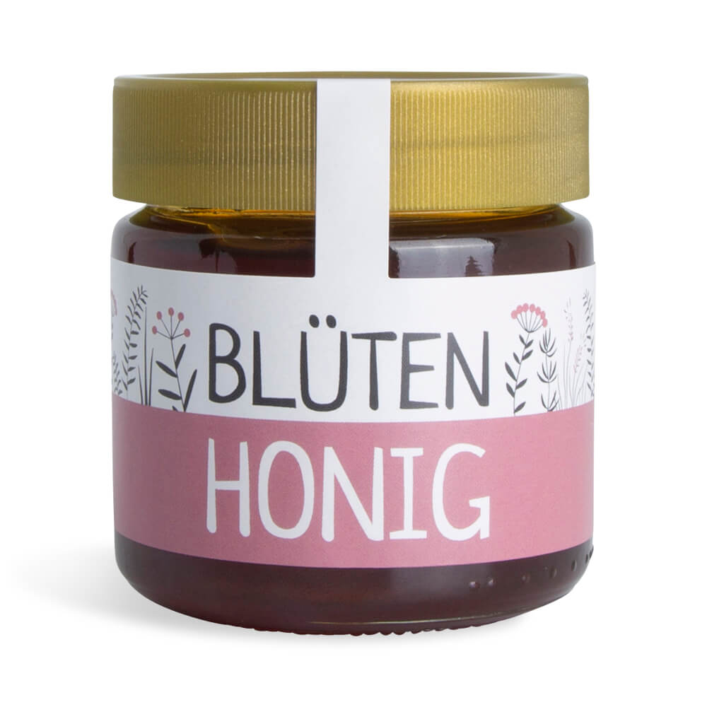 Honig Gewährverschlussetikett 250g – Sanfte Sarah – honeystickers