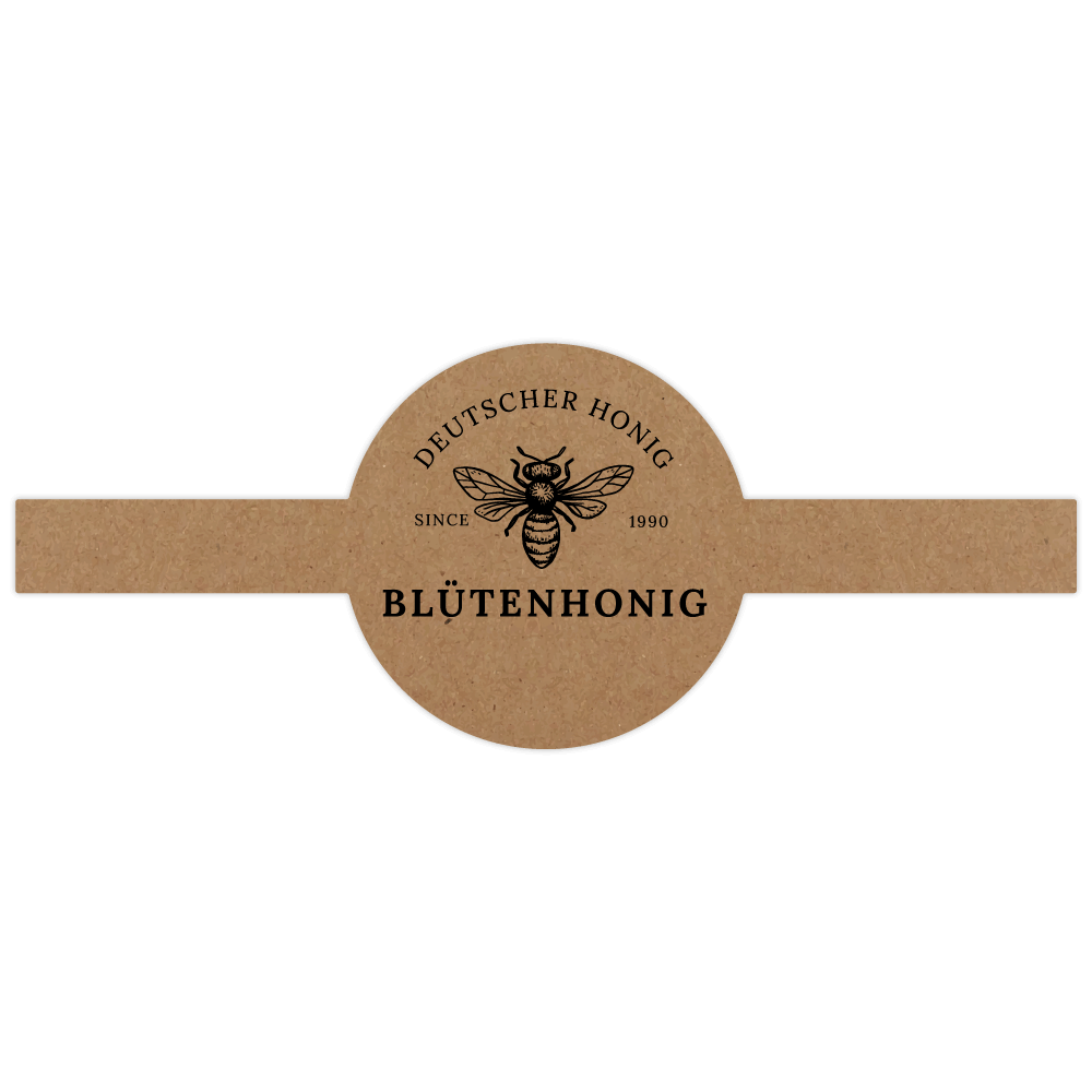 Honig Siegeletikett mit Frischesiegel 500g – Natürliche Nadja ...