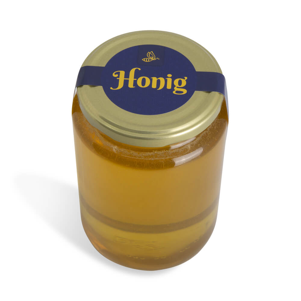Honig Siegeletikett mit Frischesiegel 1000g – Edle Elsa – honeystickers