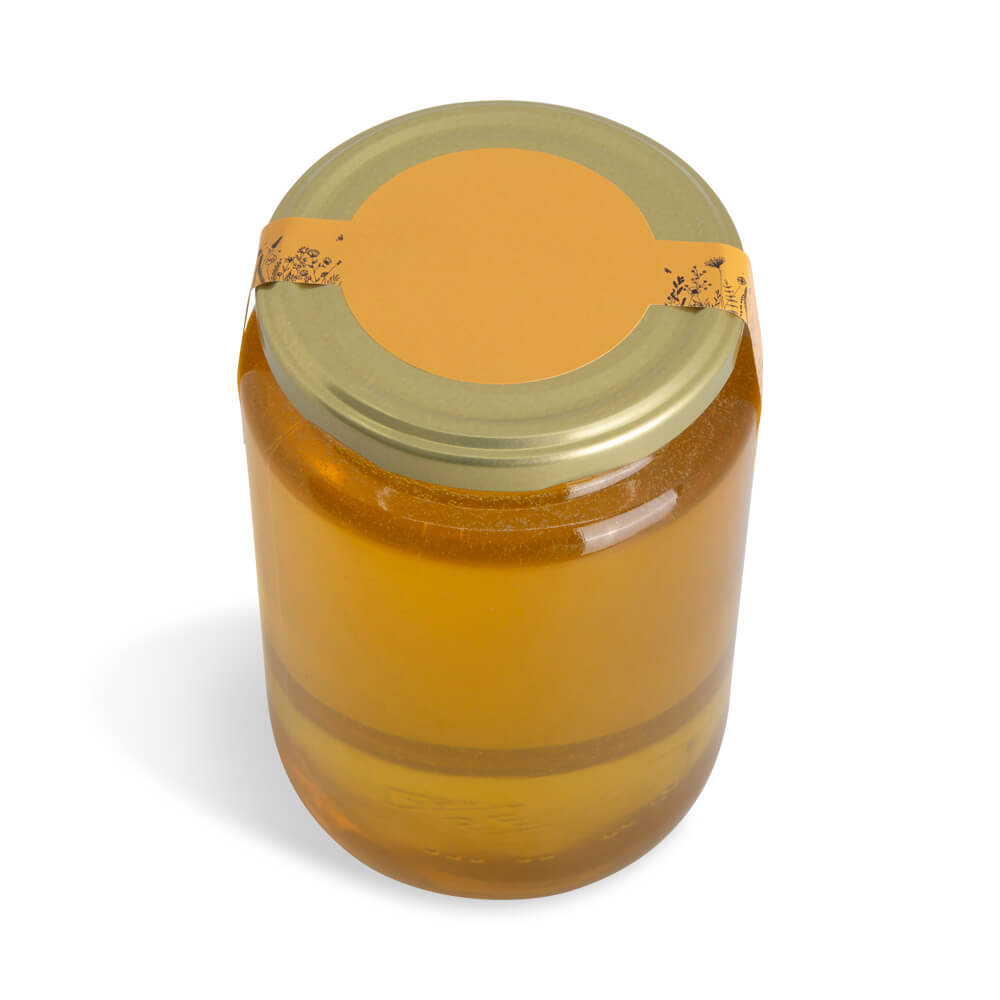 Honig Siegeletikett mit Frischesiegel 1000g – Wilder Willi – honeystickers