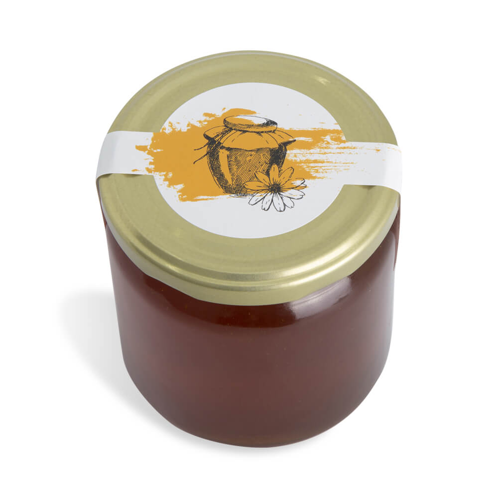 Honig Siegeletikett mit Frischesiegel 500g – Klecksige Katja ...