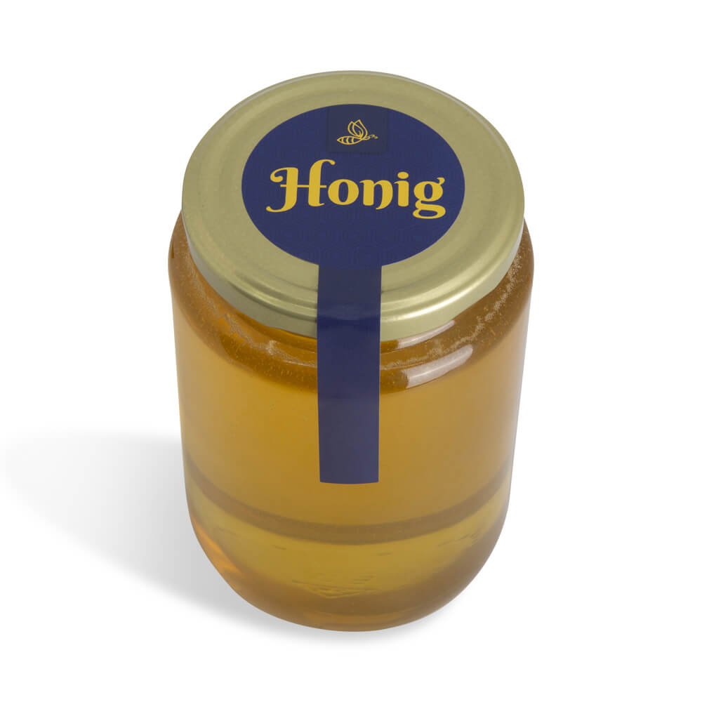 Honig Siegeletikett mit Frischesiegel 1000g – Edle Elsa – honeystickers