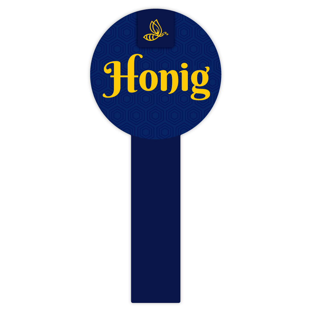 Honig Siegeletikett mit Frischesiegel 250g – Edle Elsa – honeystickers