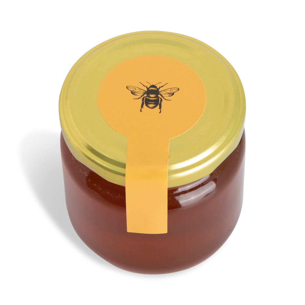 Honig Siegeletikett mit Frischesiegel 250g – Wilder Willi – honeystickers